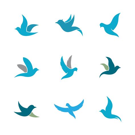 Dove Icon Set 830306 Vector Art At Vecteezy