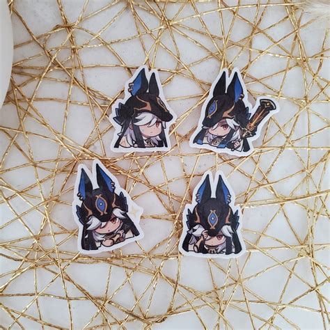 Genshin Impact Stickers Cyno Etsy