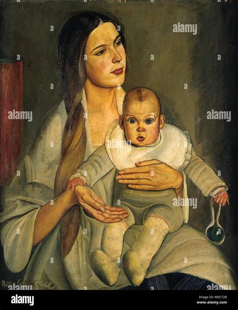 Борис Дмитриевич Григорьев 1886 1939 «Материнство портрет Н Пешковой Boris Dmitrievich