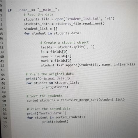 Solved Exercise In This Exercise You Will Sort A List Of Chegg