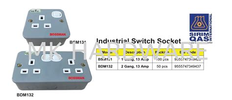 Industrial Switch Socket Selangor Malaysia Kuala Lumpur Kl Puchong Supplier Suppliers