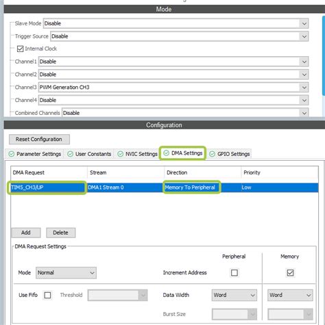 Stm32 Timer Dma генерация любого прямоугольного сигнала Rumca