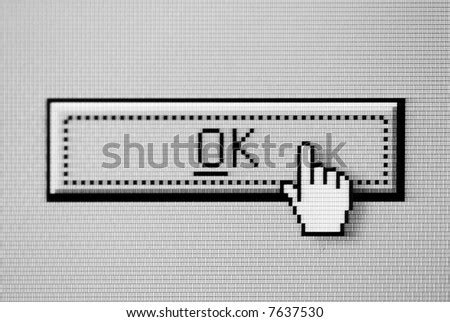 Click On Ok Button Macro Stock Photo 7637530 Shutterstock
