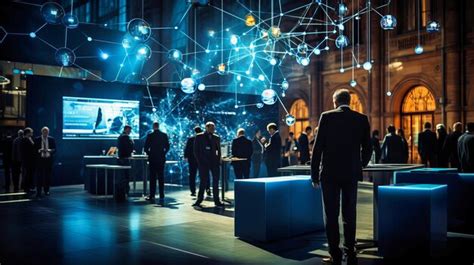 Premium Ai Image Tech Conference And Networking Sharing Innovative Ideas