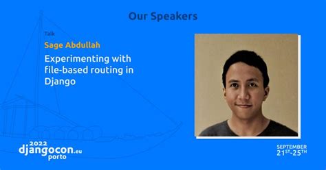 Djangocon Europe On Linkedin 🎙 Talk Experimenting With File Based Routing In Django” By S Age