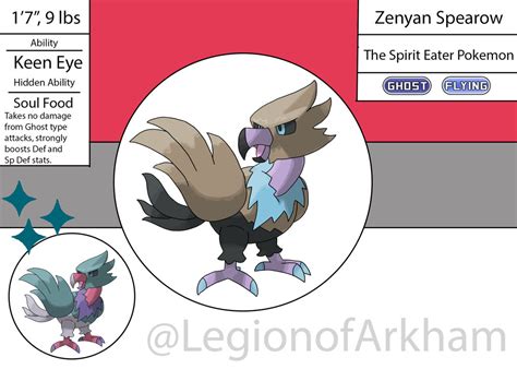 Zenyan Spearow By Arkhamlegion On Deviantart