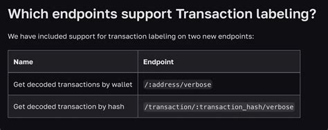 Moralis Releases Transaction Labeling Moralis Apis
