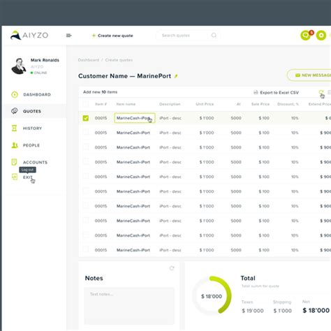 Designs UI UX Design For A Price Quoting Software Other Web Or App Design Contest