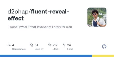 Github D2phapfluent Reveal Effect Fluent Reveal Effect Javascript