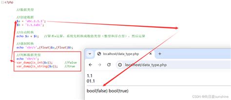 【php基础】数据类型与运算符 Csdn博客