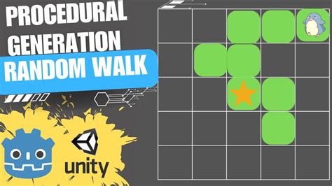 Random Walk Procedural Generation In Unity3d And Godot Youtube