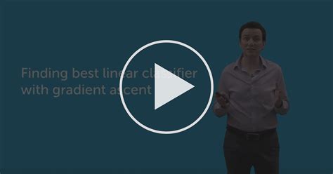 Finding Best Linear Classifier With Gradient Ascent Learning Linear