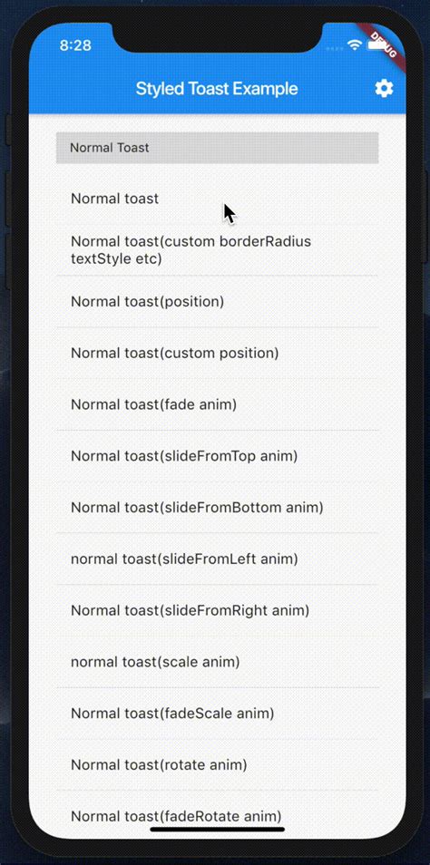 a highly customize toast with flutter