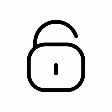 Unlock Security Access Lock Safety Key Protection Icon Download