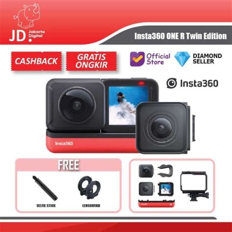 Promo Insta360 One R Twin Edition Insta 360 One R Twin Bundle With Acc Diskon 23 Di Seller