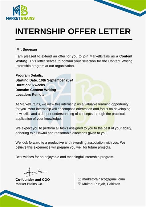 Sugesan Senthil On Linkedin Internship Marketbrains