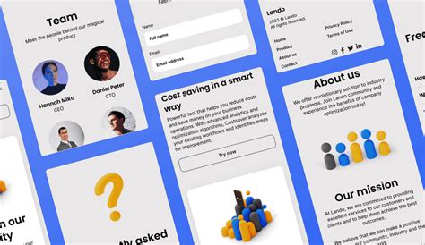 App Landing Page Template Mobile App Landing Page Design Uizard