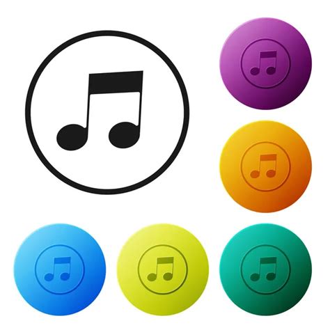 9 597 315 Music Note Buttons Vector Images Depositphotos