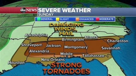 New Severe Weather Outbreak Looms For South Just Week After 131