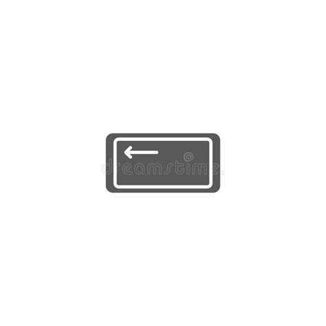 Backspace Key Vector Icon Colorful Sign Stock Vector Illustration Of Sign Button 94399723