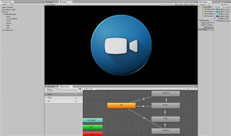 Unity Animated Ui Button On Behance