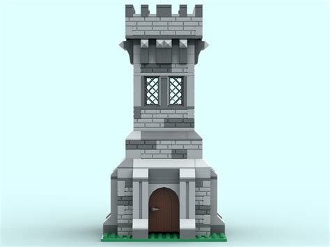 Lego Moc Medieval Watchtower By Zsobricks Rebrickable Build With Lego