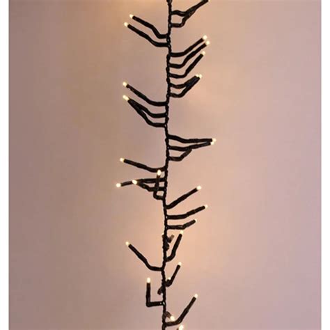 Multi Function Twinkle Cluster Light Strand End To End Warm White With