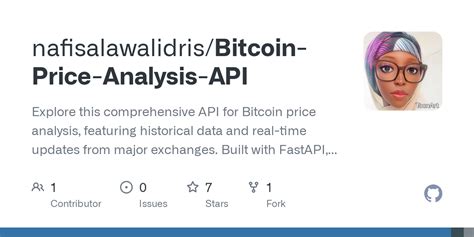 Github Nafisalawalidrisbitcoin Price Analysis Api Explore This