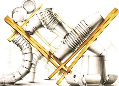 Geometric Form In Flat Design Illustration