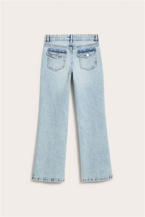 Bootcut Jeans Mid Waist Denim Barn