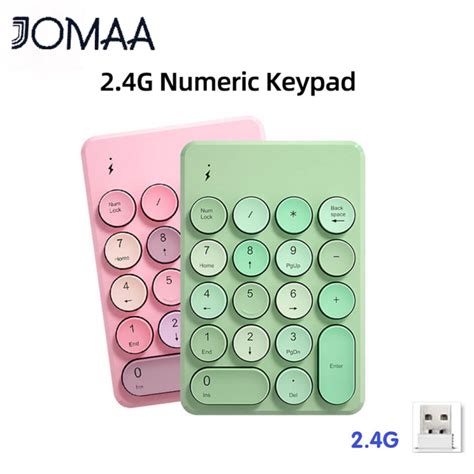 JOMAA G Numeric Keypad G Wireless Digital Keypad Mini Numeric Keyboard Bluetooth Keypad