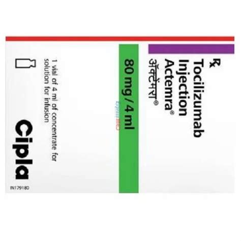 80mg Tocilizumab Injection At Best Price In Ahmedabad By Jupiter Research Services Id