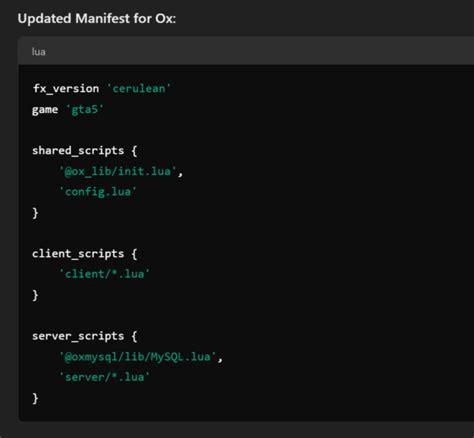 How To Change Qbcore Script To Ox QBCore Script