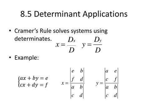 Ppt Chapter 8 Matrices And Determinants Powerpoint Presentation Free Download Id 2690088