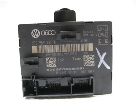 09 2009 Audi B8 A4 Door Control Module Rear Right Or Left Oem 062723 R