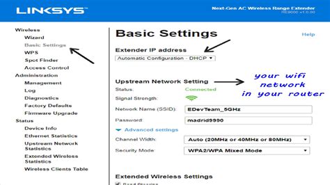 Linksys Wifi Extender X Done