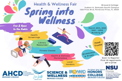 Spring Into Wellness Health And Wellness Fair