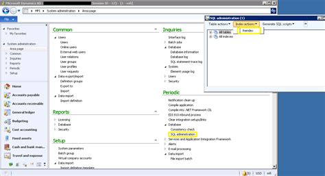 DAX Dude Dynamics AX How To Reindex Tables AX 2012