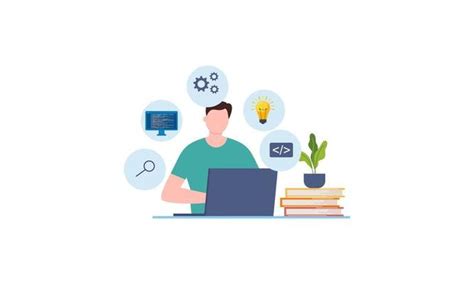 Man Coding Vector Art Icons And Graphics For Free Download