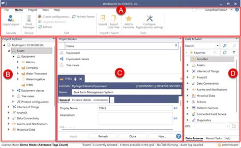 Workbench User Interface Overview
