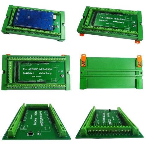 Din Rail Mount Screw Terminal Block Adapter Module For Arduino Uno