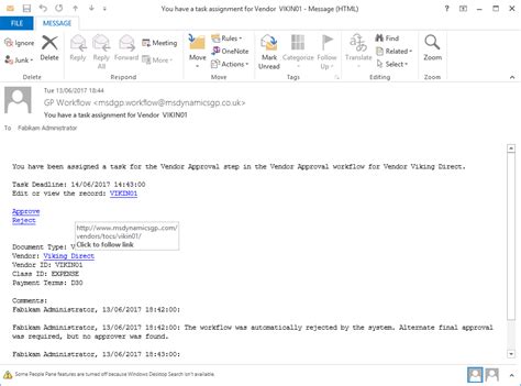 Customising Dynamics Gp Workflow Emails Creating A Hyperlink Azurecurve