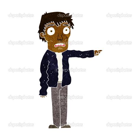 공포에 질린 만화 속 남자 스톡 벡터 ©lineartestpilot 48411043