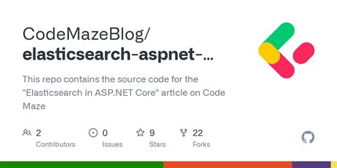 Releases Codemazeblog Elasticsearch Aspnet Core Github