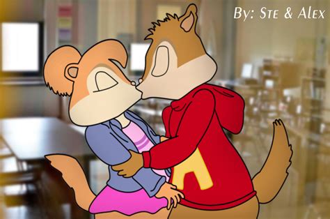Alvin And Brittany Kiss By Steghost On Deviantart
