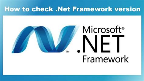 Check Net Framework Version On Windows Techdirectarchive
