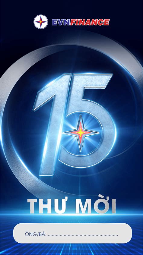 Key Visual Evn Finance 15 NĂm Behance