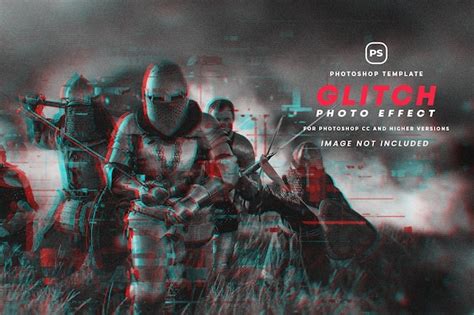 Premium Psd Glitch Effect