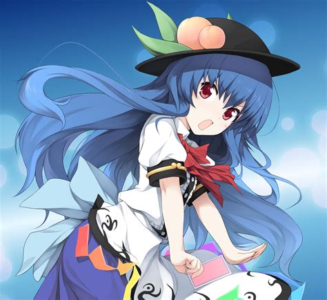 Hinanawi Tenshi Tenshi Hinanawi Touhou Image By Aqua Style