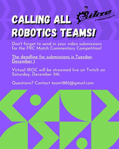 First Team 1885 Ilite Robotics Haymarket Va